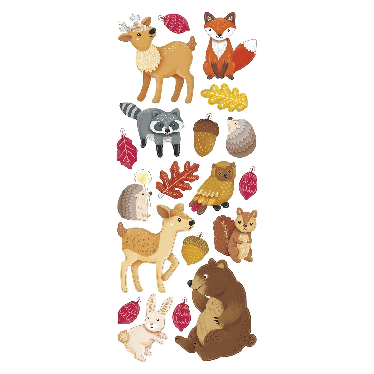 Stickers 10p djur & natur | Panduro