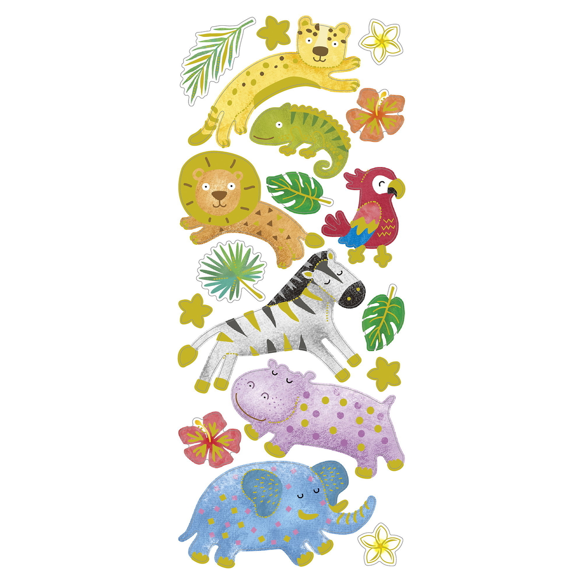 Stickers 10p djur & natur | Panduro