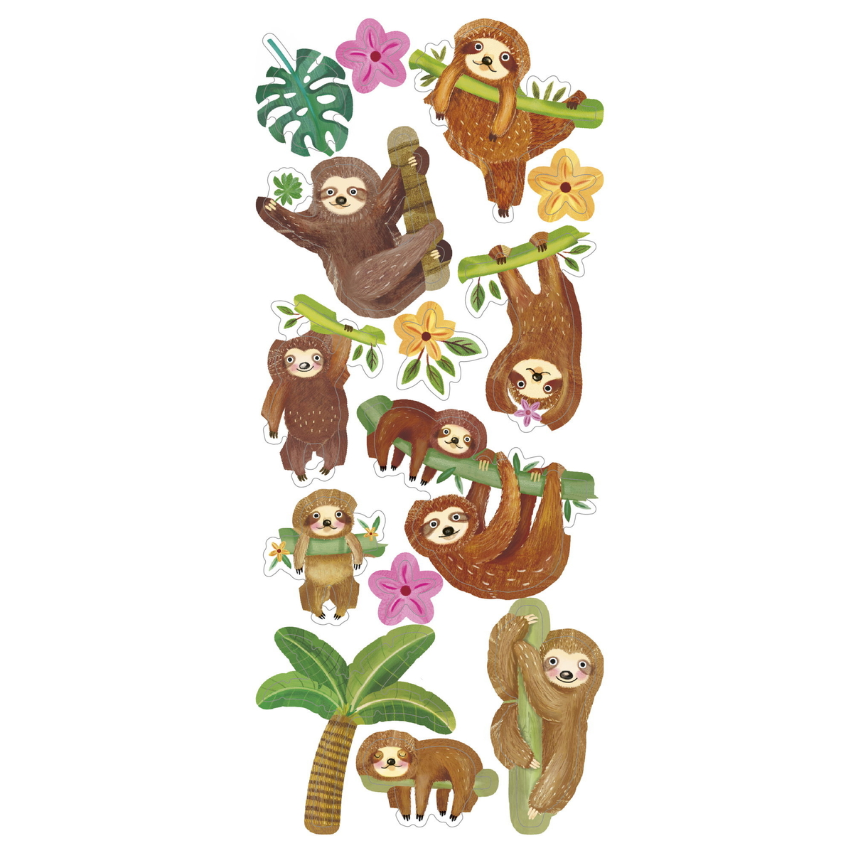 Stickers 10p djur & natur | Panduro