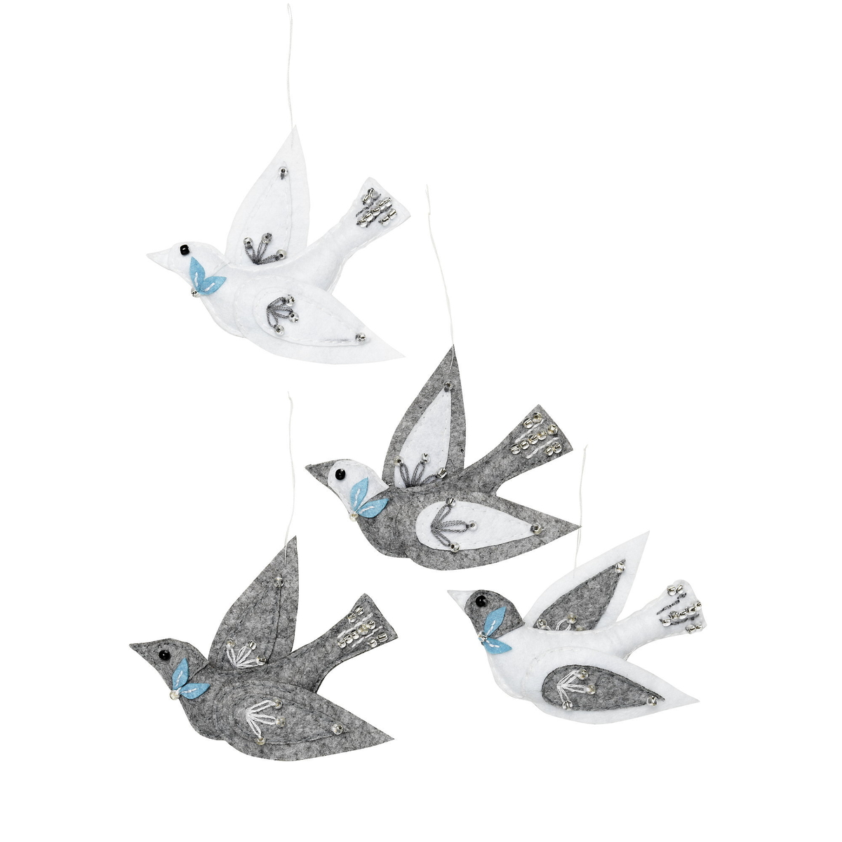 DIY-kit Sweet Winter Birds – 6 vackra vinterfåglar | Panduro