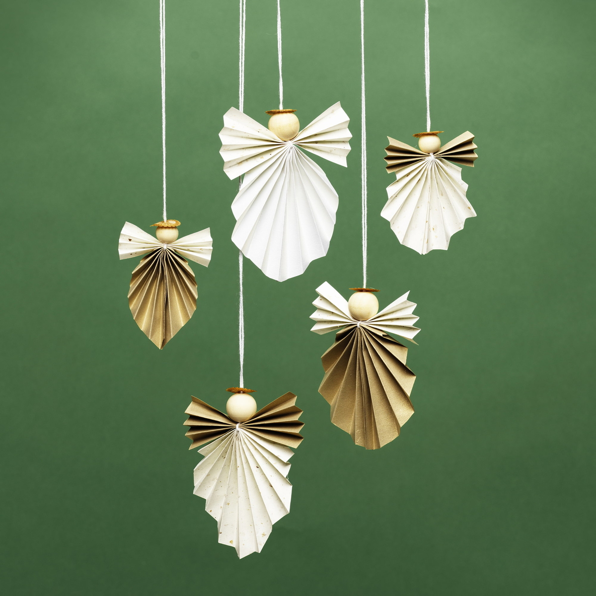 DIY-kit Xmas Angels – skapa 10 vackra änglar | Panduro