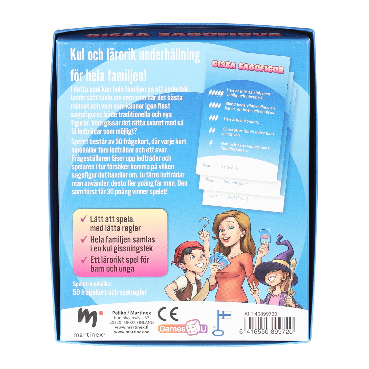 Gissa sagofigur spel