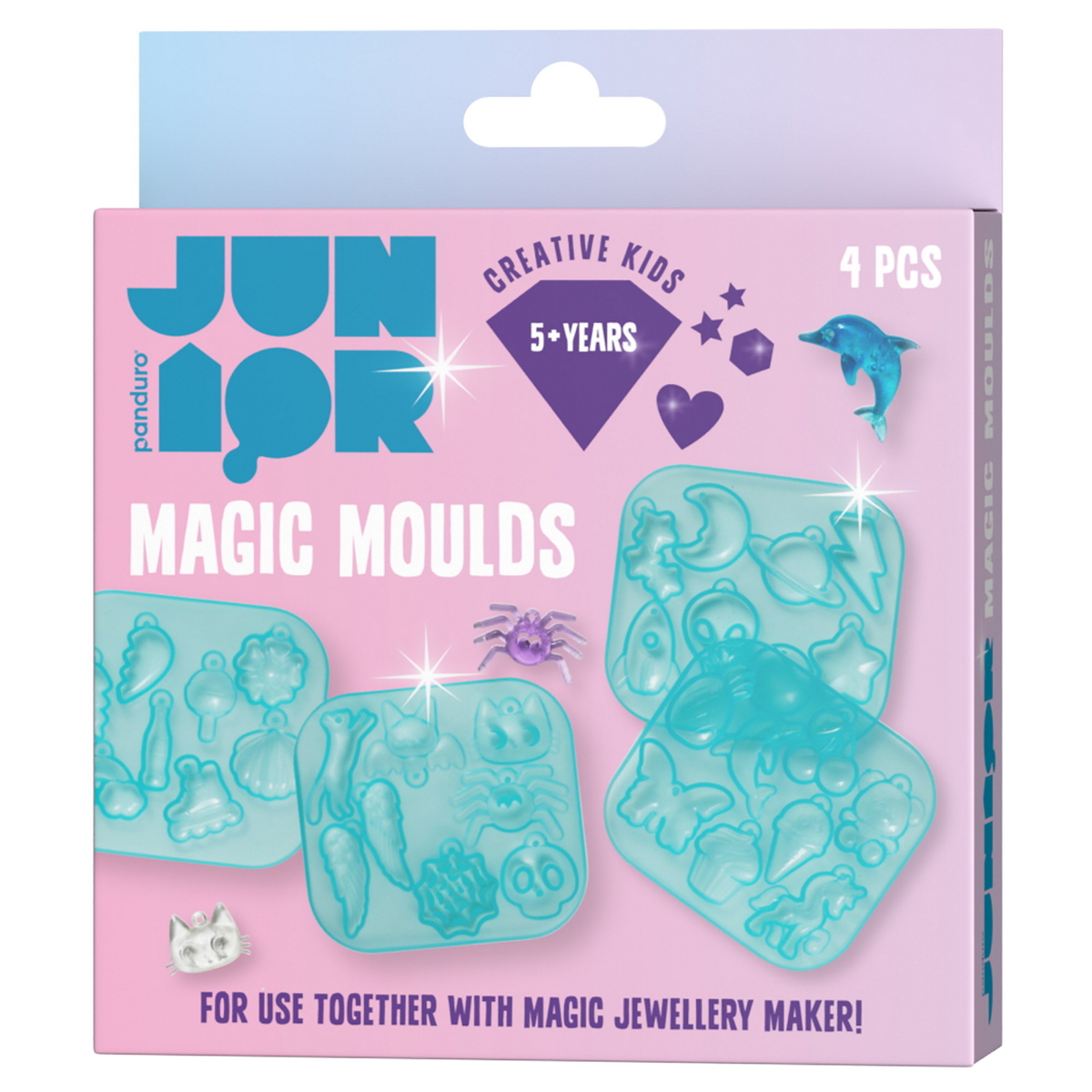 Magic Jewellery Maker – 4 formar med 32 nya roliga motiv att gjuta ...
