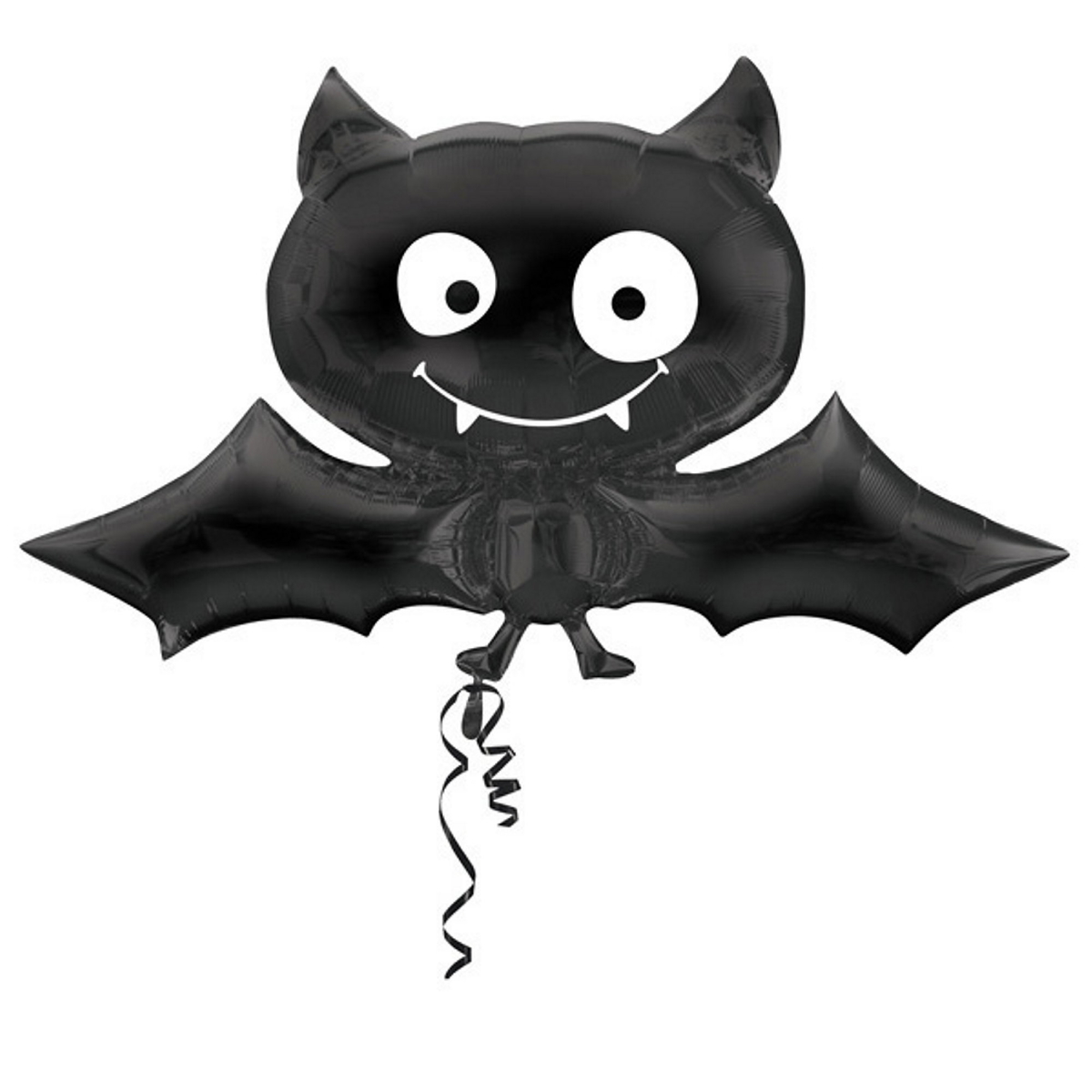 Ballong med stor svart fladdermus 104×60 cm – perfekt till halloween ...