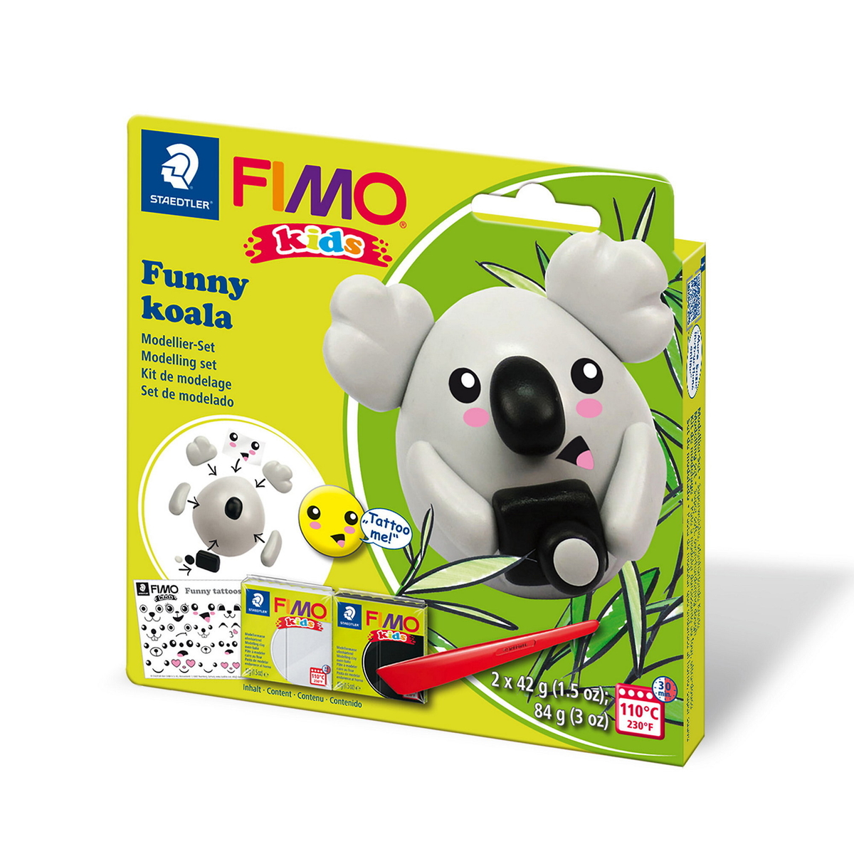 Fimo Kids Model Set Funny Koala | Panduro