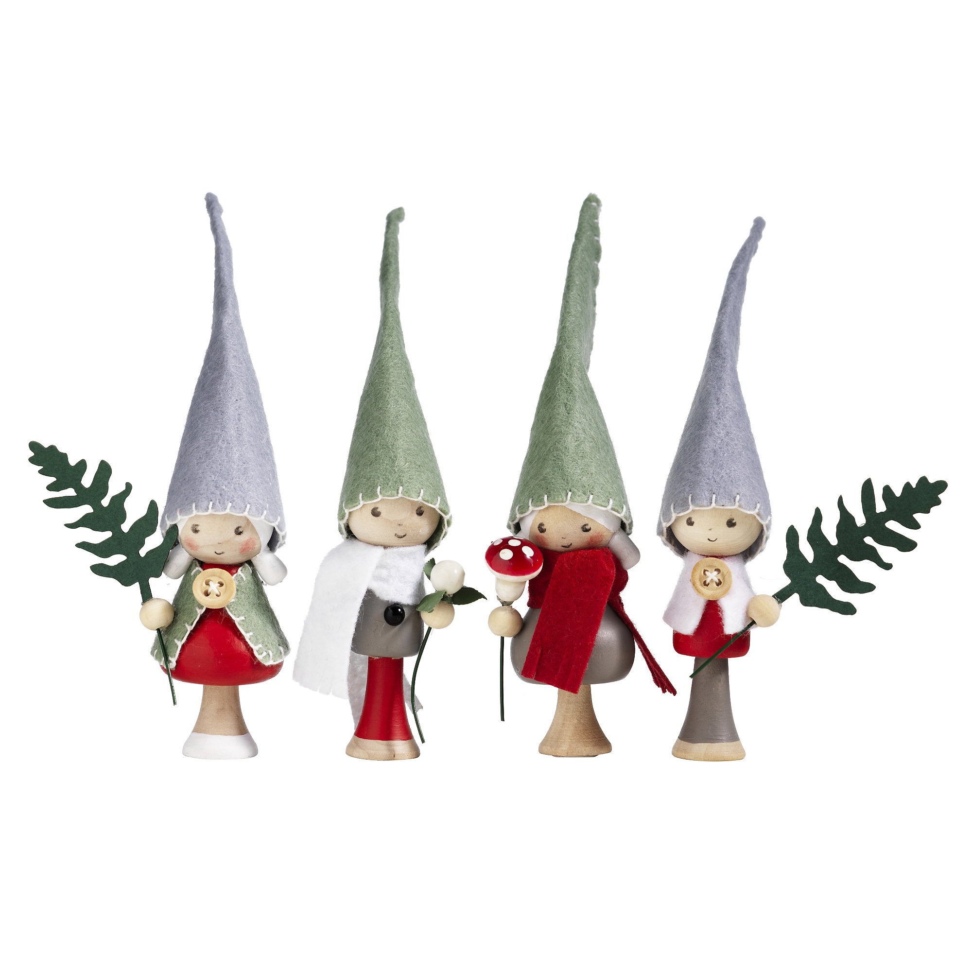 DIY-kit Santas Little Friends – pyssla 4 tomtenissar med bedårande ...