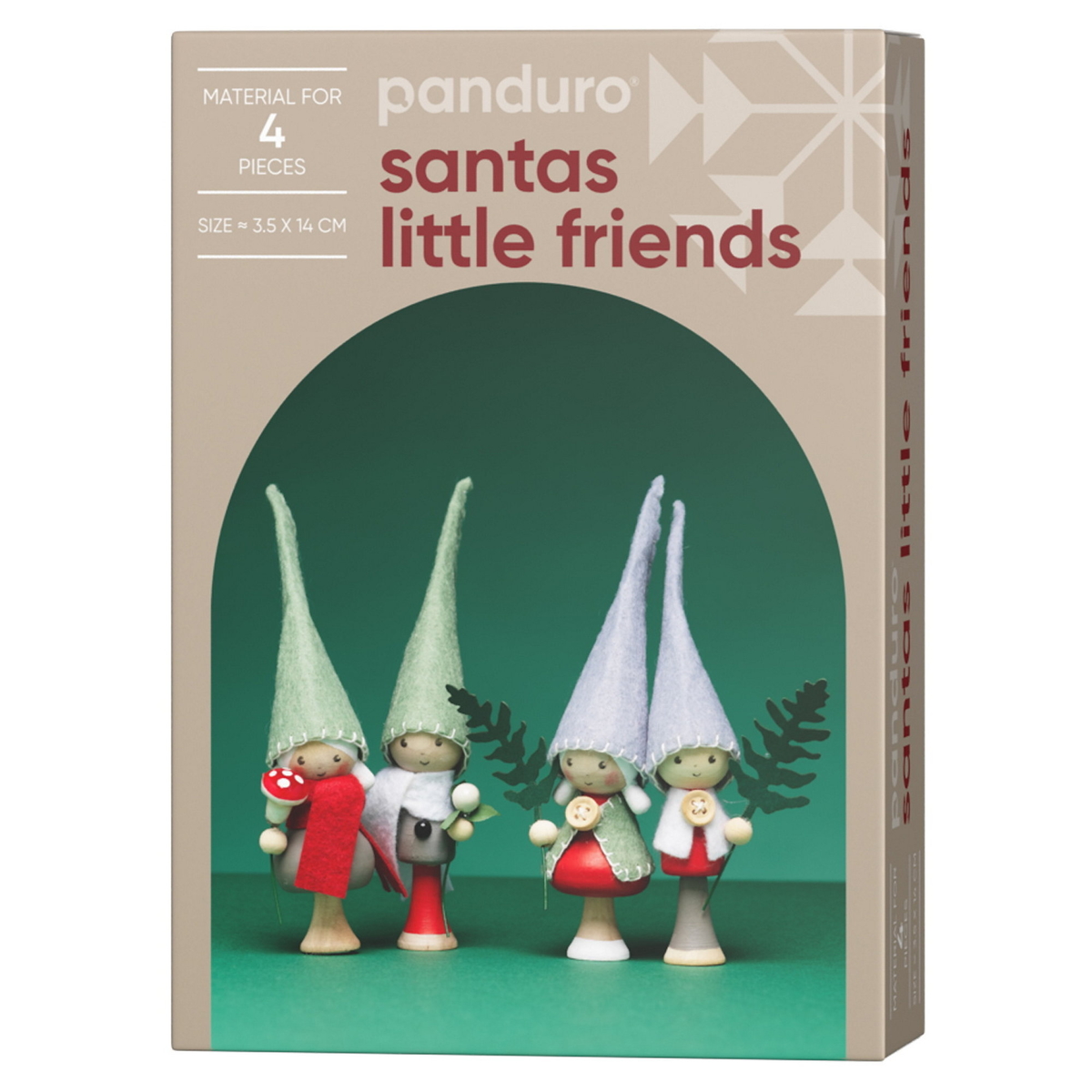 DIY-kit Santas Little Friends – pyssla 4 tomtenissar med bedårande ...