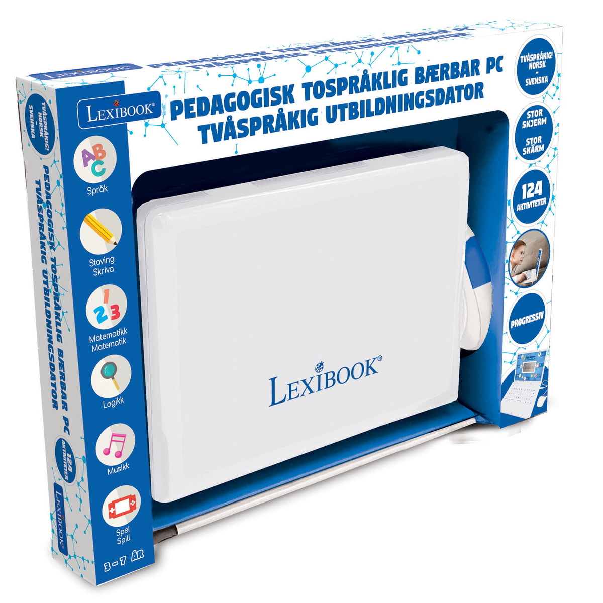 Lexibook laptop SE / FI - rolig och lärorik, nästan som en riktig dator ...