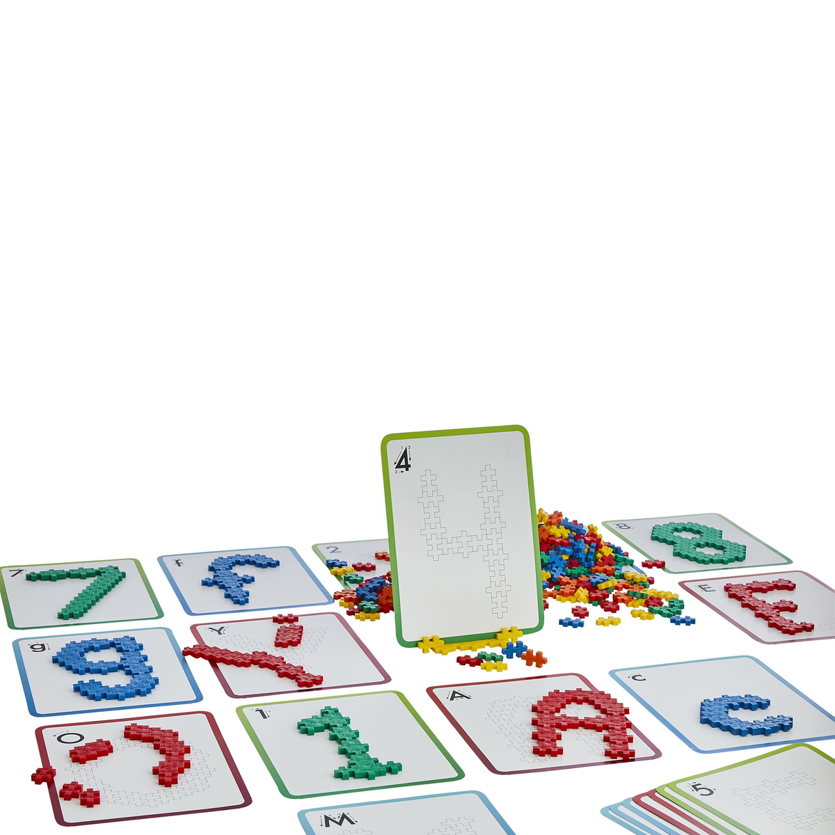 Plus-Plus learn to build ABC & 123 – lär barnet att läsa och räkna, 600 ...