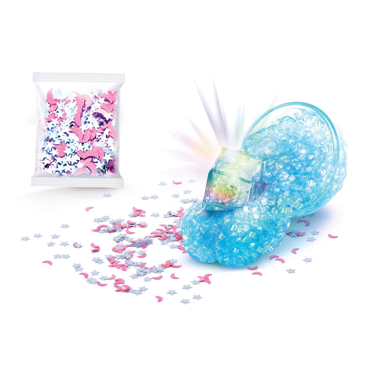 SO SLIME Light up cosmic crunch – Låt ditt slime lysa | Panduro
