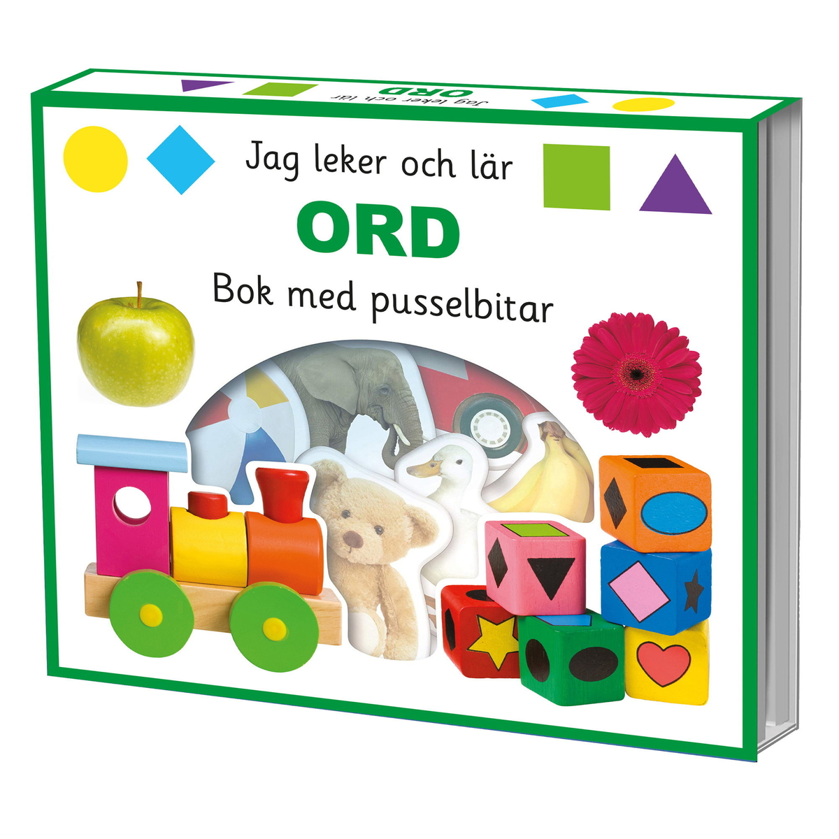 Jag leker och lär: Ord – en bok med pusselbitar | Panduro