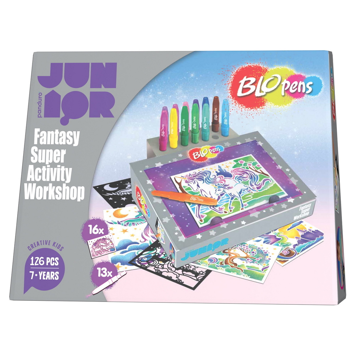 Blopens Fantasy Super Activity Workshop – Färglägg med magiska Blopens! | Panduro