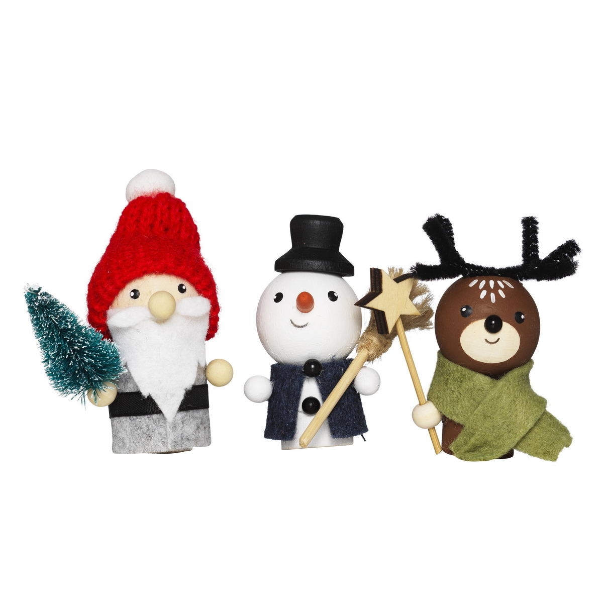 DIY-kit Merry Xmas Crew, julpyssel med julens 3 skönaste kompisar ...