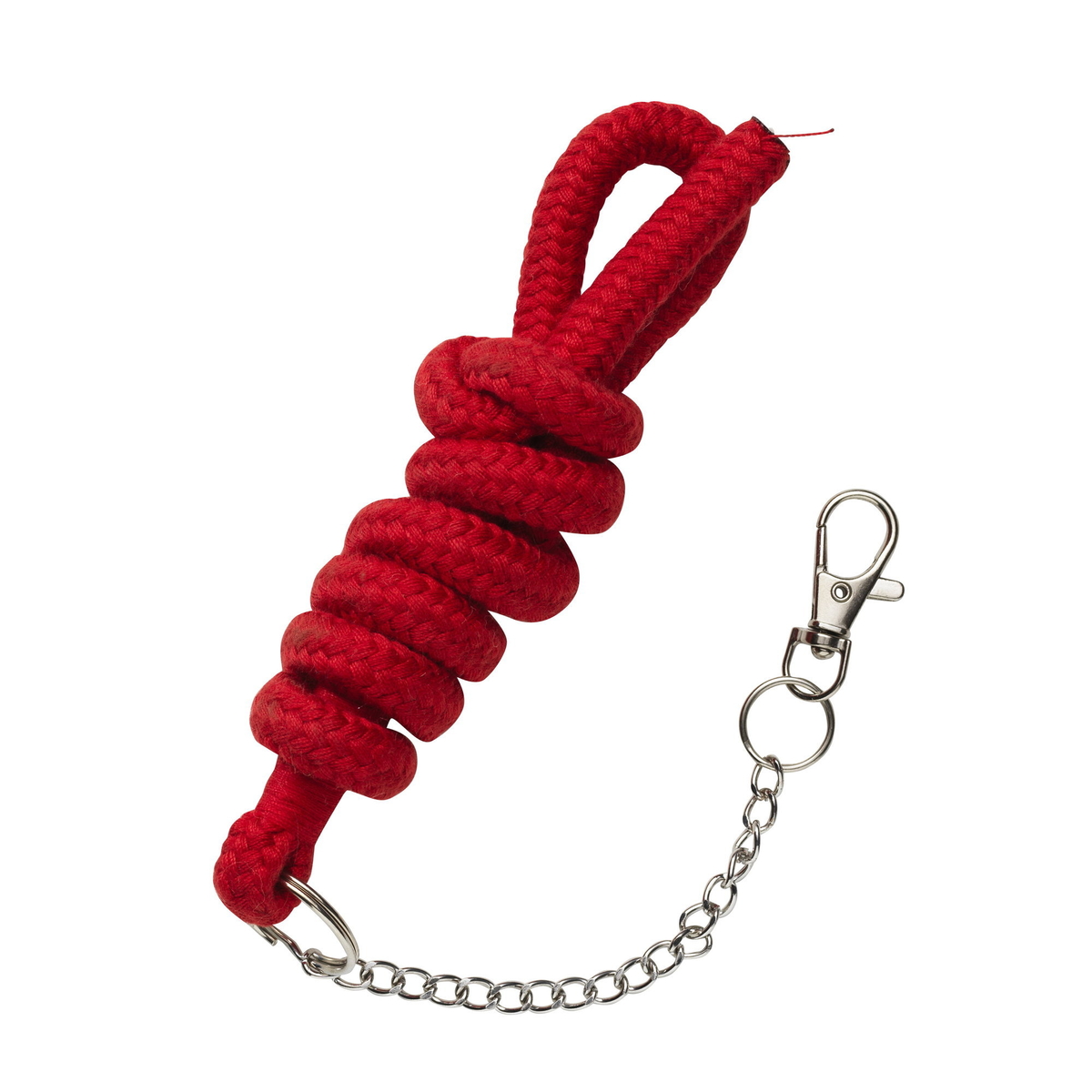 Rødt grimeskaft til kæphest & hobby horse – længde 1 m inklusive kæde ...