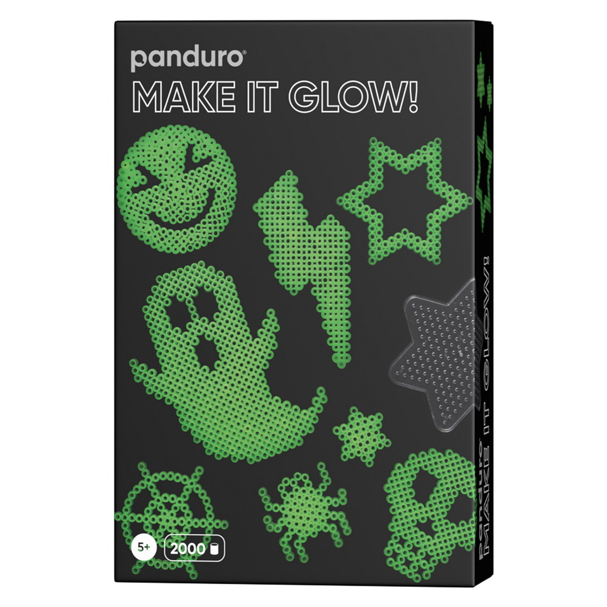 Rörpärlor Midi kit Make it Glow in the dark, 2000 spooky självlysande ...