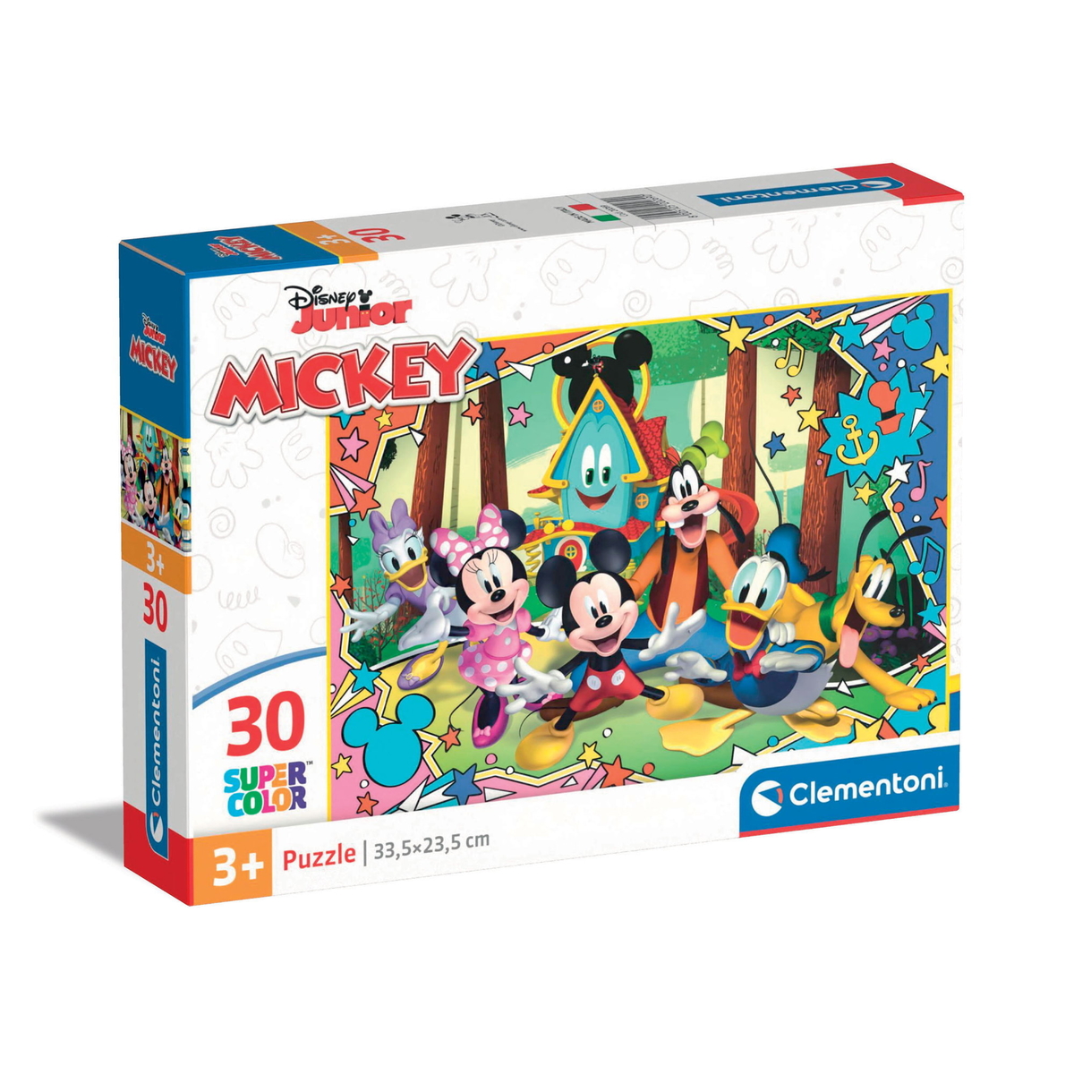 Clementoni-palapeli – Disney Mickey Mouse, Mikki Hiiri, 30 palaa, 33,5 ...