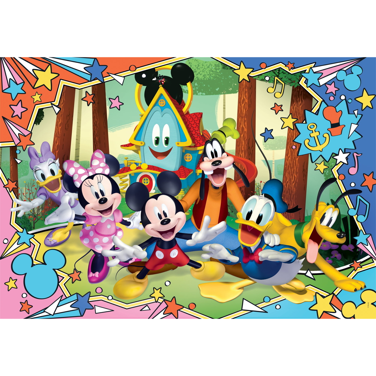 Clementoni-palapeli – Disney Mickey Mouse, Mikki Hiiri, 30 palaa, 33,5 ...