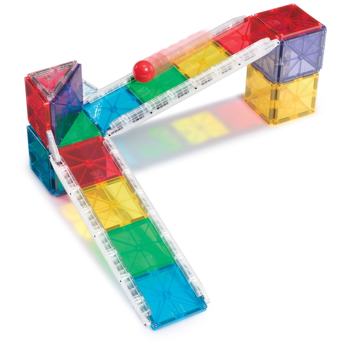 Magna-Tiles Rail Racers 33 st – bygg roliga och utmanande kulbanor ...