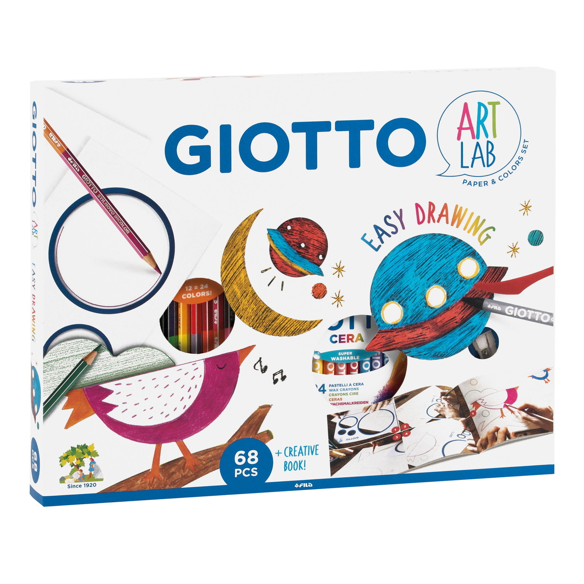 Giotto Art Lab Easy Draw 68p | Panduro