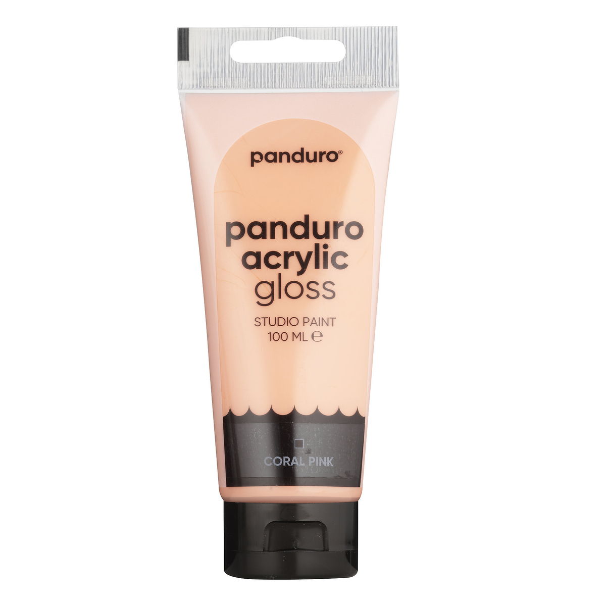 Panduro Acrylic akrylfärg, blank 100 ml – Coral pink | Panduro