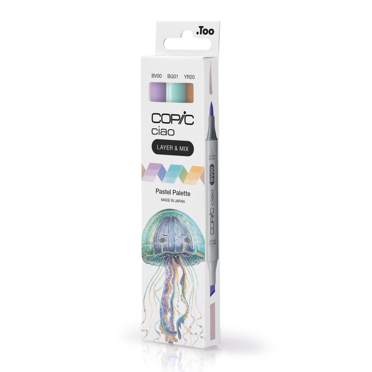 Copic Ciao markers med dubbelspets, 3-pack – Pastel palette | Panduro