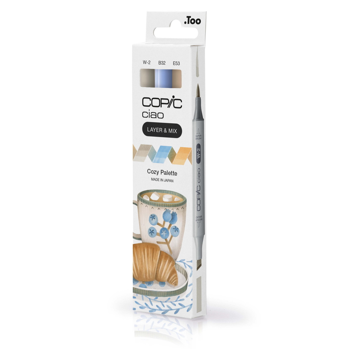 Copic Ciao markers med dubbelspets, 3-pack – Cozy palette | Panduro