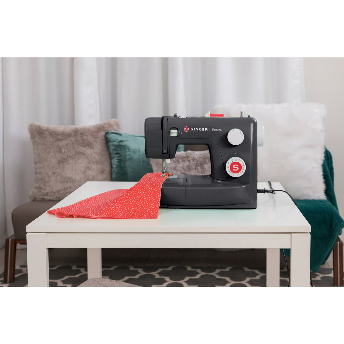 Symaskin Singer Simple 3223GY – enkel och pålitlig symaskin, mörkgrå ...