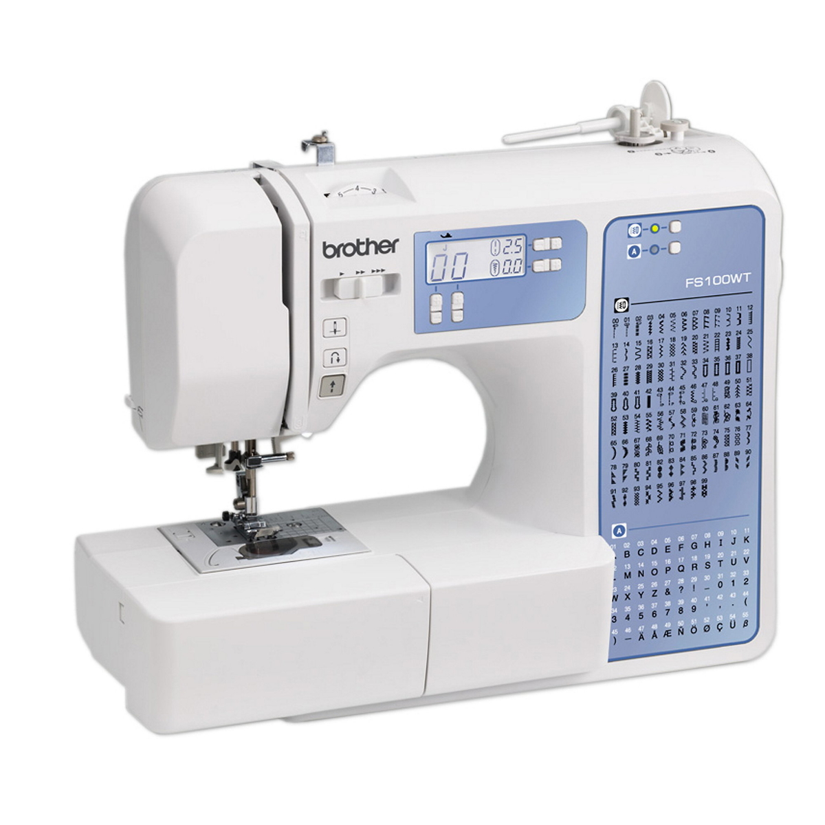 Symaskin Brother FS100WT – 100 sömmar, förlängningsbord och massor av ...