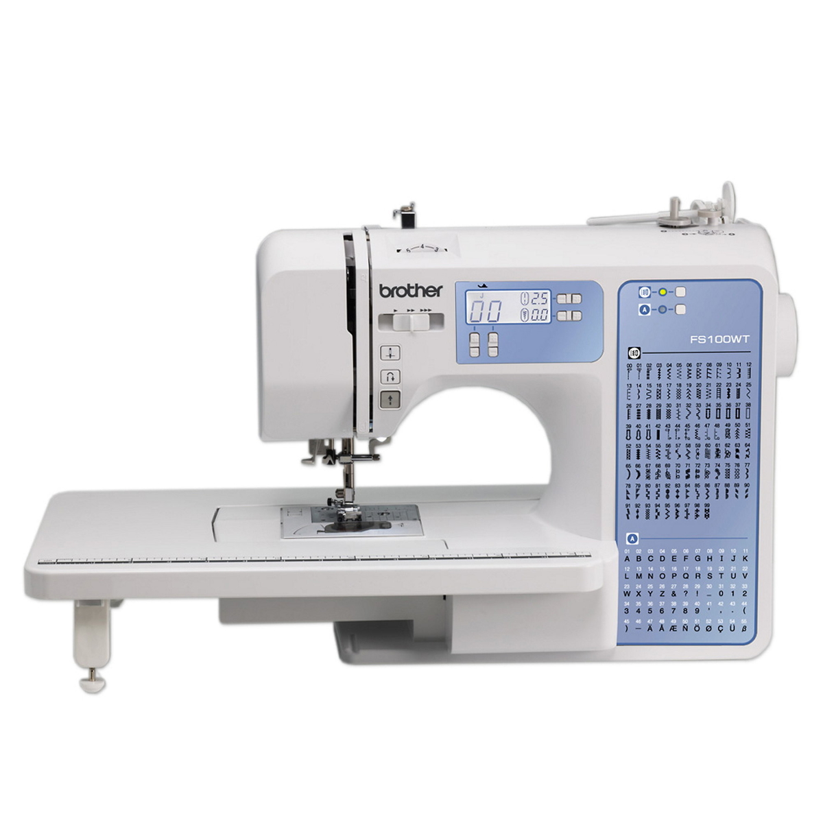Symaskin Brother FS100WT – 100 sömmar, förlängningsbord och massor av ...