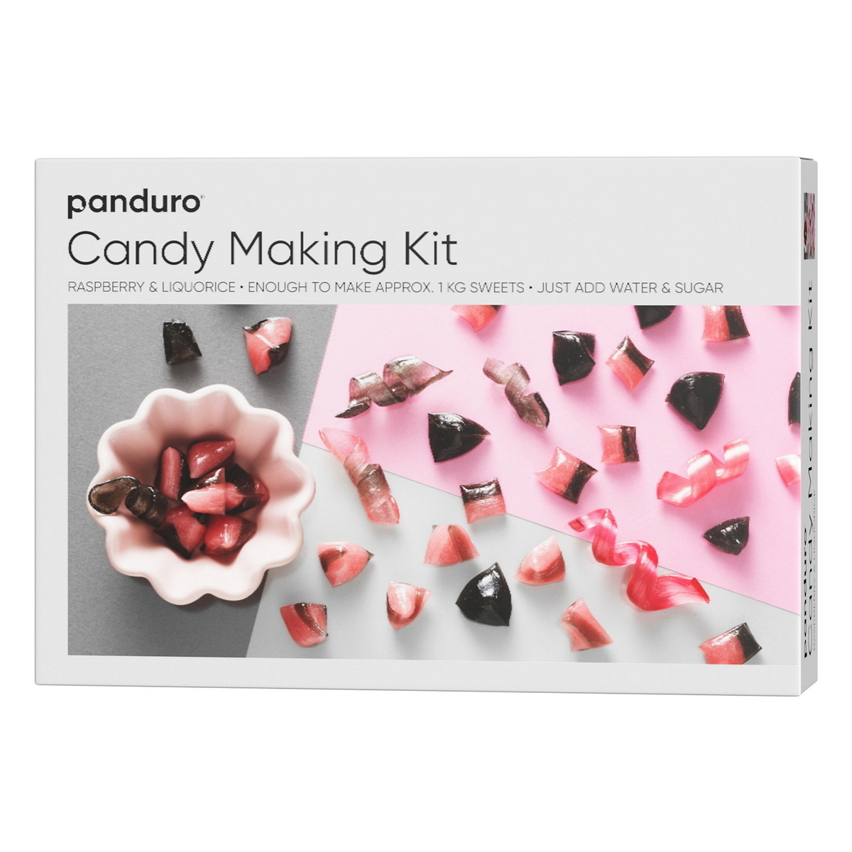 DIY-kit Candy Making Kit, lag drops med smak av bringebær og lakris ...