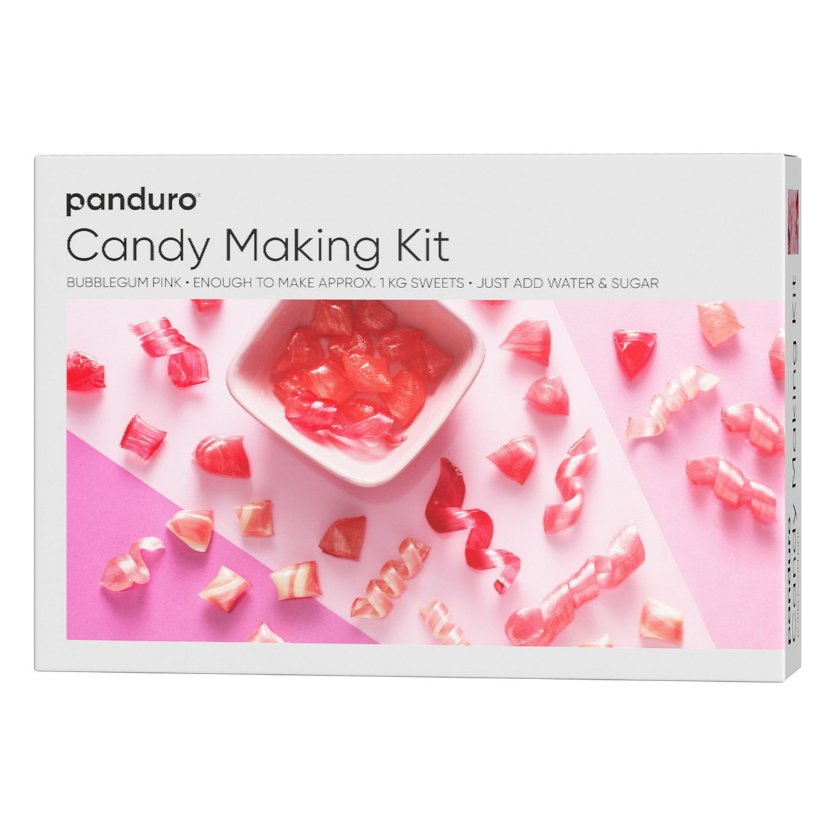 DIY-kit Candy Making Kit, gör rosa karameller med smak av bubblegum! | Panduro