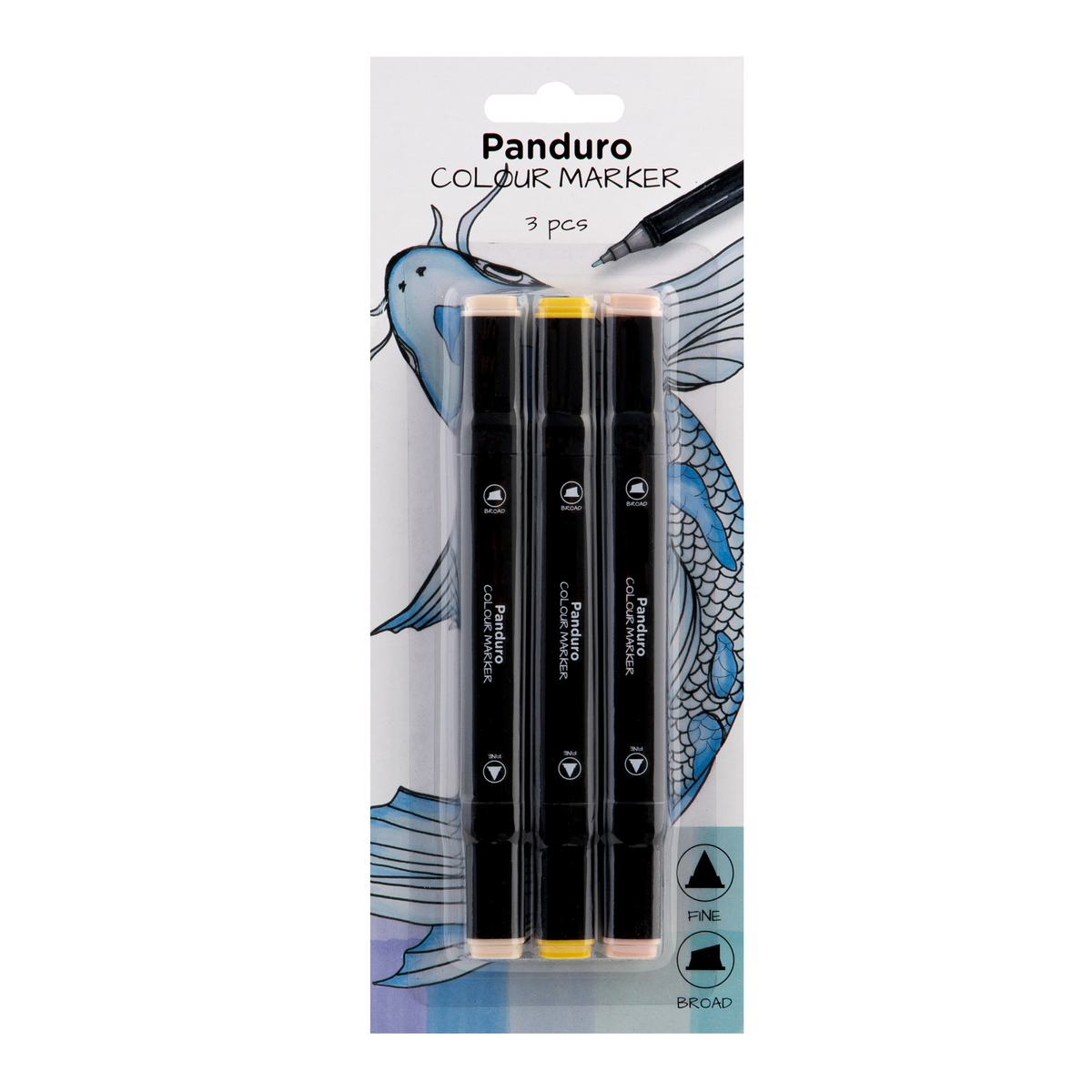 Panduro colour markers 3-pack – Summer days #25, 33, 139 | Panduro