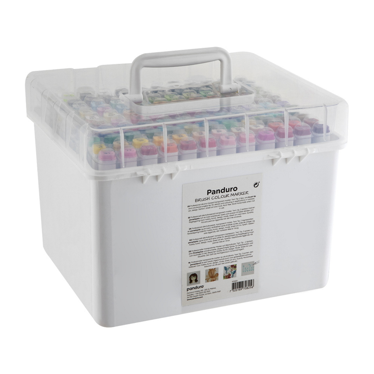 Panduro colour marker brush 120 – twintip-tusjer med penselspiss og ...