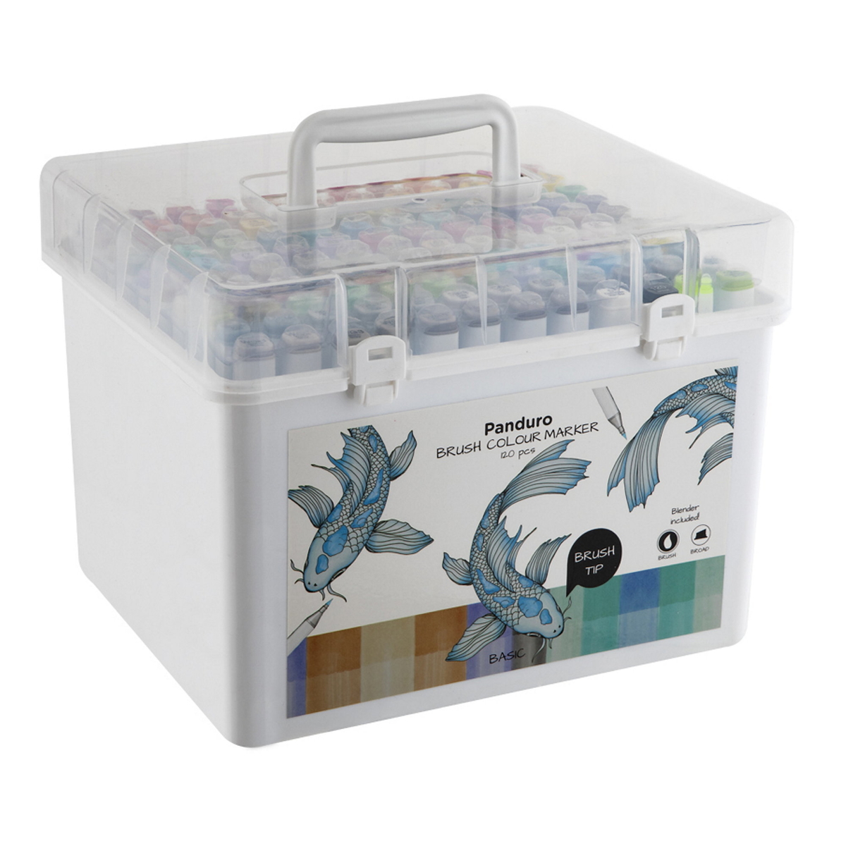 Panduro colour marker brush 120 – twintip-tusjer med penselspiss og ...