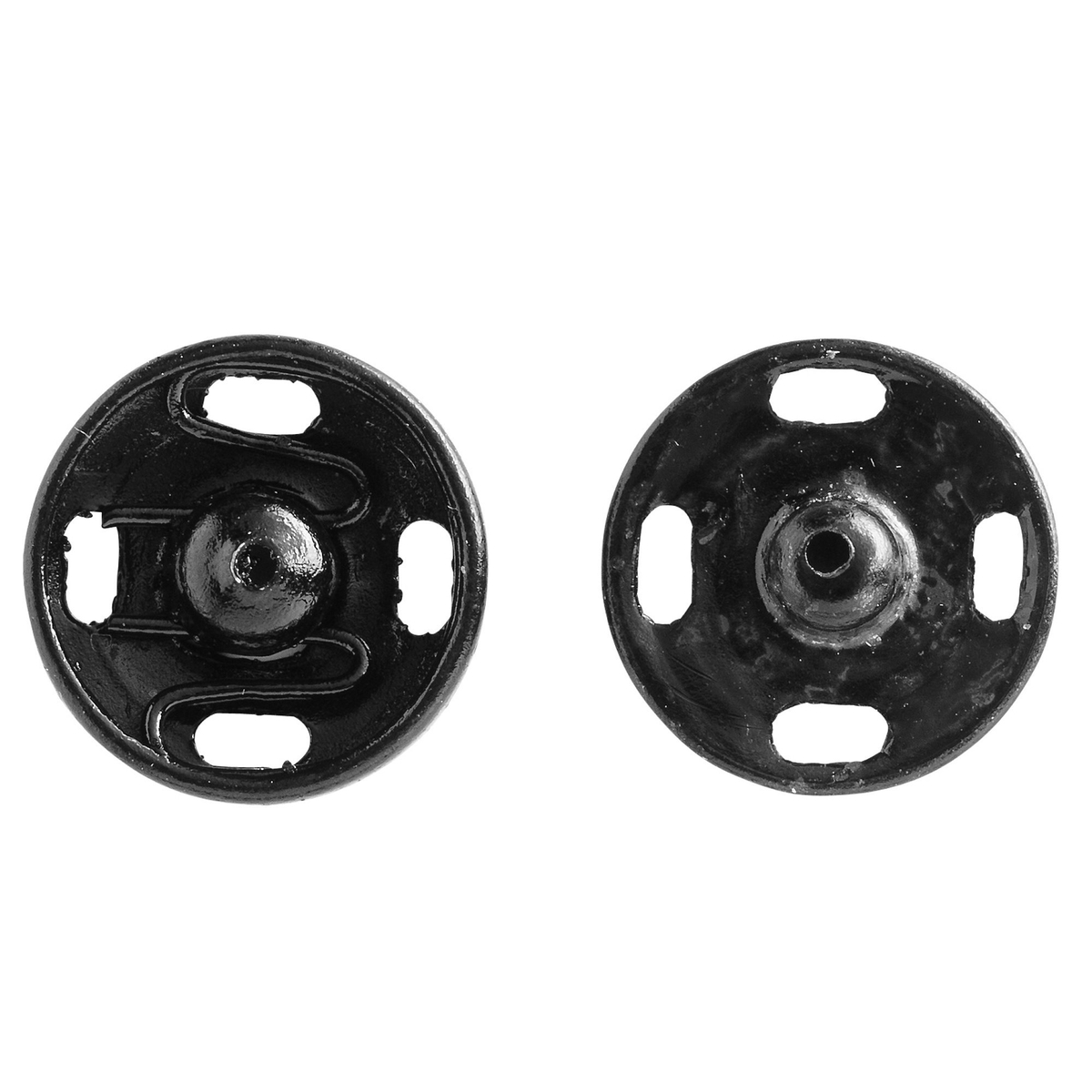 Tryckknapp 11 mm 10 st svart | Panduro