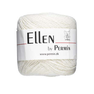 Garn Ellen 50g vit | Panduro