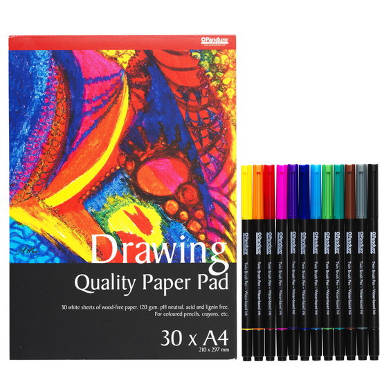 Malebøker & tusjer - Tusjer & fargelegging | Panduro