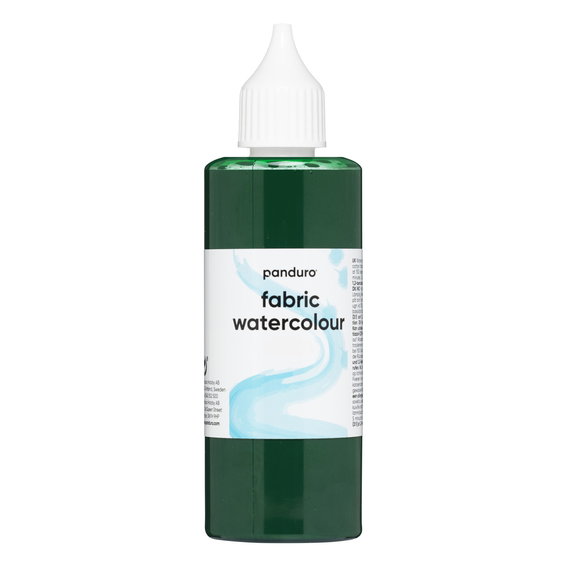 Fabric Watercolour 85 ml – grön textilfärg akvarell | Panduro