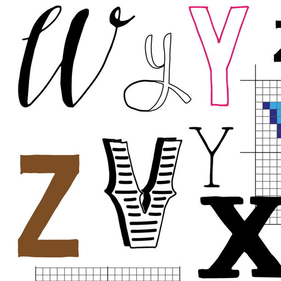 Mønsterbok Letters & Symbols – broderi for bokstaver og symboler ...