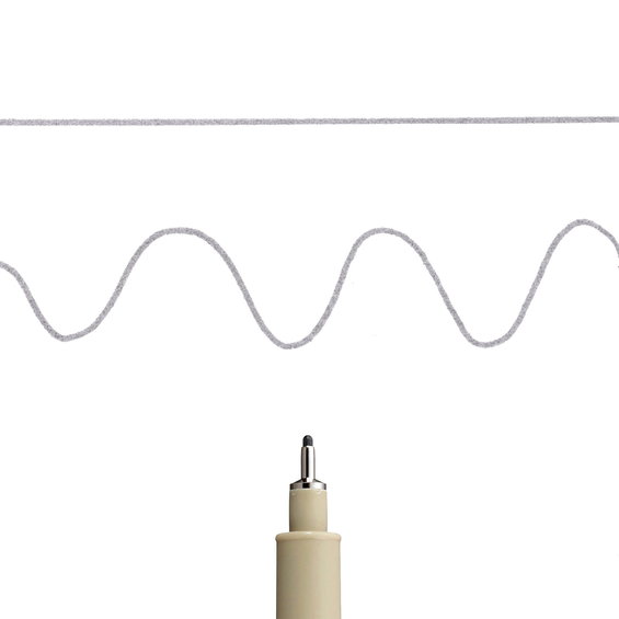 Sakura Pigma Micron 08 Cool grey – grå fineliner 0,5 mm | Panduro