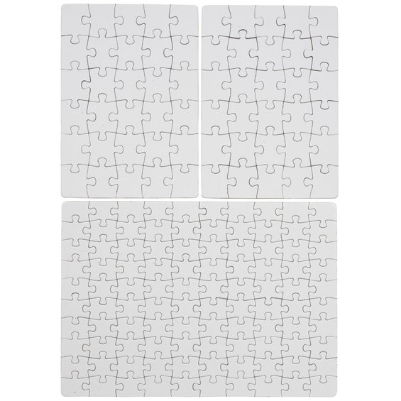 Rita och måla ditt eget pussel 3-pack – 1 A4-pussel och 2 A5-pussel ...