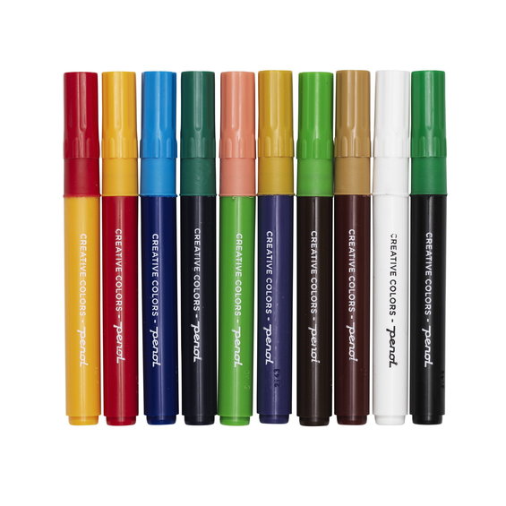 Pentastic set – pennor med 62 roliga & färgglada pennor i 4 olika ...