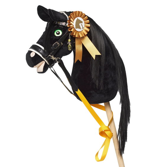 Præmieroset til kæphest Ø7 cm og stickers i gyldent tema + 1 engle ...