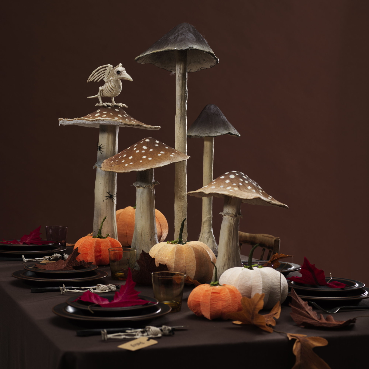 Skapa stora svampar i gips