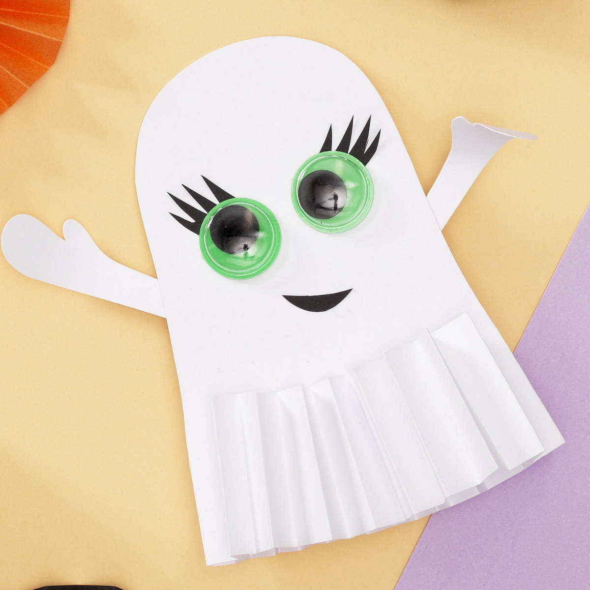 Vik pappersfigurer till halloween