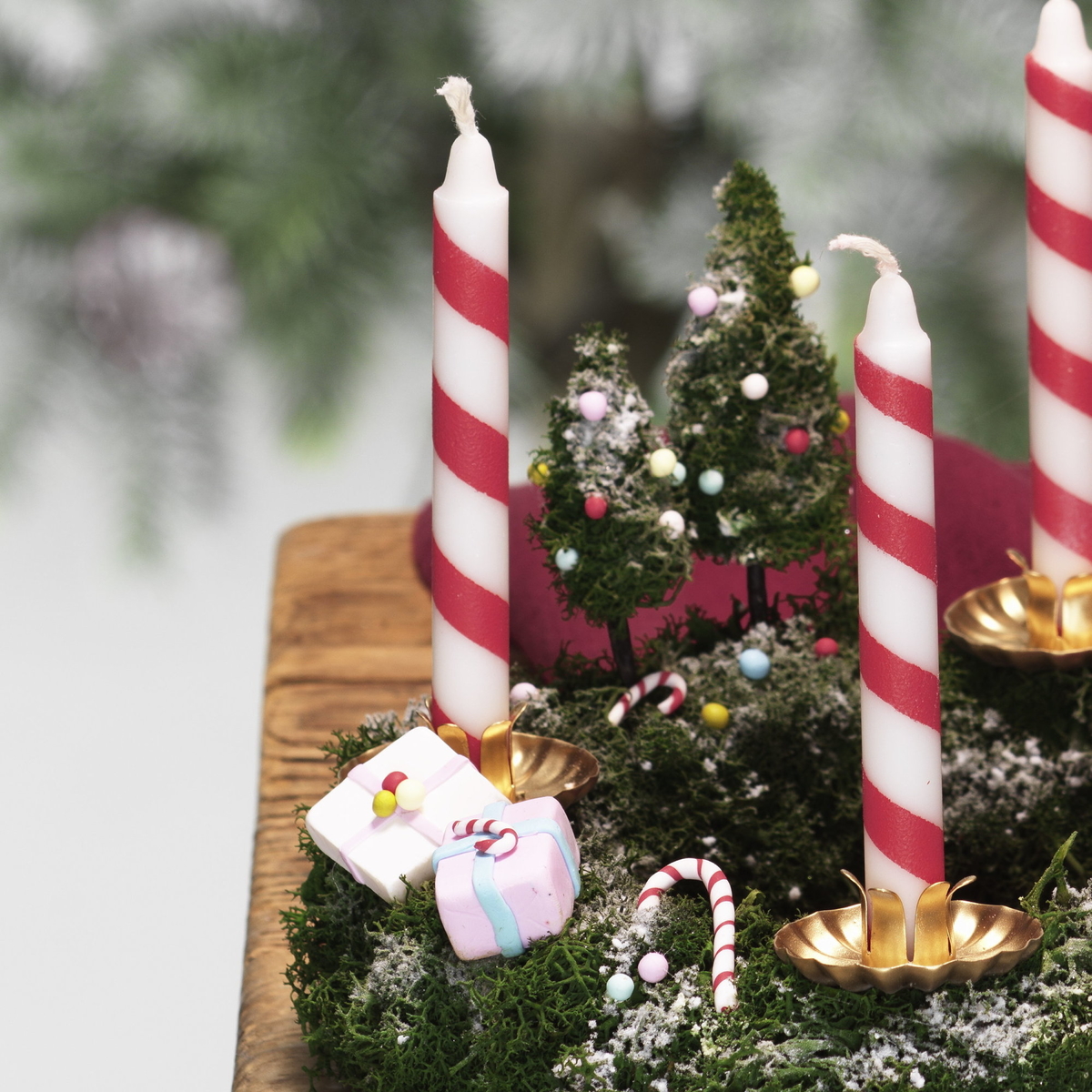 Skapa en karamellig adventskrans