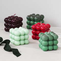 Silikoneform til at støbe lys – stor terning – 8,2×8,2×6,2 cm